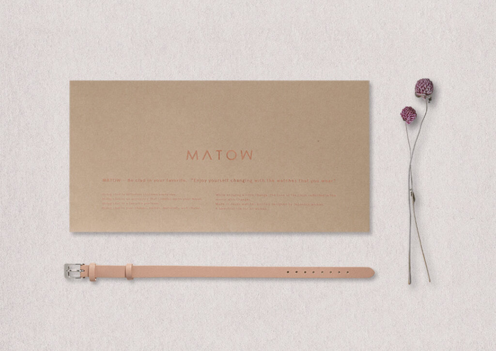 MATOW オリジナルパッケージ - MATOW / マトウ 公式サイト | レディース 腕時計